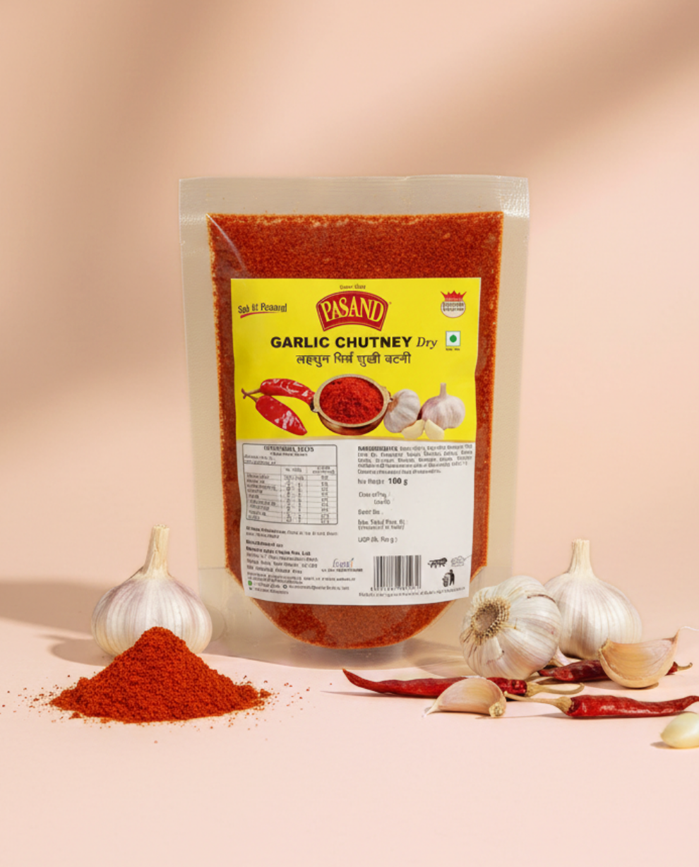 Garlic Chutney Powder | PASAND Shop – GUT FEELING
